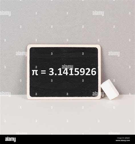 The Mathematical Constant Pi 3141 Is Standing On A Chalkboard Defined