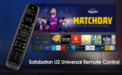 Sofabaton U2 Universal Remote With Smartphone App Long Range Infrared