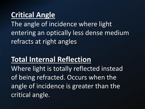 Ppt Q1 Define The Term ‘refractive Index Q2 α 45 O β 32 O Calculate The Refractive