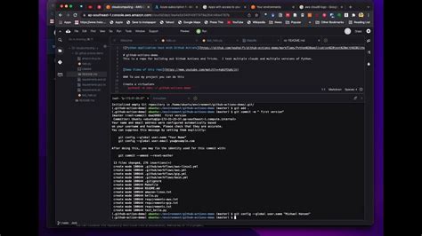 Commit Code To Github From Cloud9 Youtube