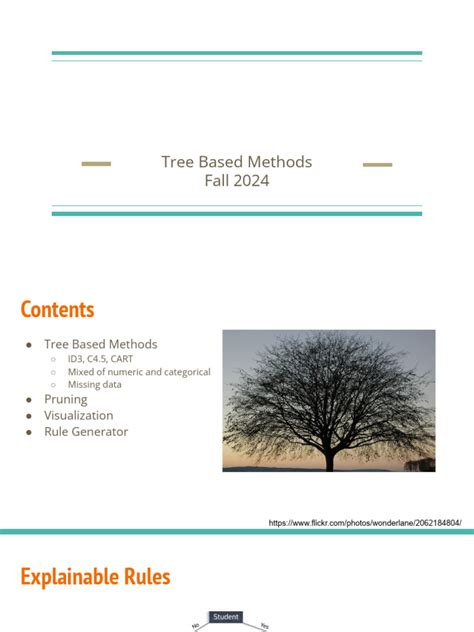 Cse 422 Machine Learning Tree Based Methods Pdf Applied Mathematics Statistical Analysis