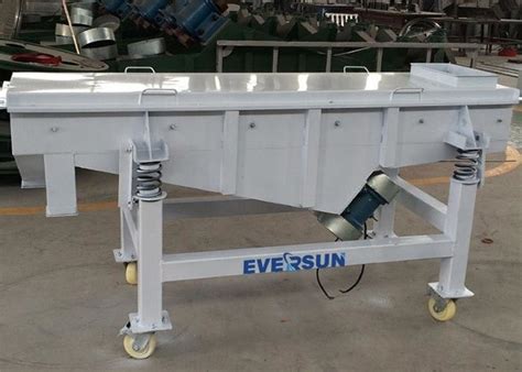 Plastic Granule Linear Vibrating Screen Sifter Vibro Sieve Separator