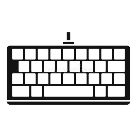 Computer Keyboard Icon Outline Style Stock Vector Illustration Of Device Keyboard 210699343