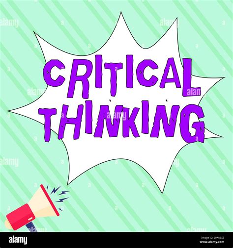 Text Caption Presenting Critical Thinking Concept Meaning Sequence Of Stages Of A Project