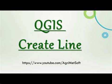 QGIS Create Line Shapefile And In Geometry Settings YouTube