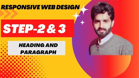 03 How To Add Heading And Paragraph In Html Step 2 And 3 Responsive