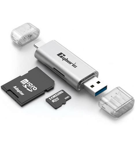 Cyboris 마이크로 Sd 카드 리더기 Usb 30 Usb C 메모리 카드 리더기 알루미늄 멀티 2 티몬