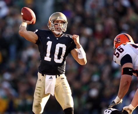 Is Brady Quinn Notre Dames Past And Future Yahoo Sports