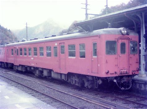 おかてつ 昭和62年10月10日の芸備線備後落合駅
