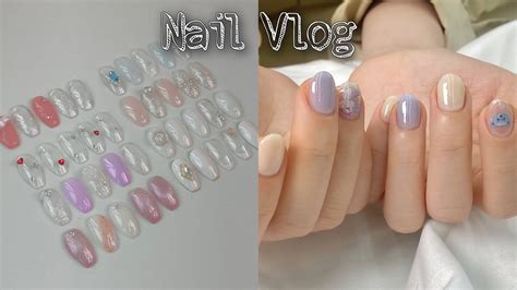 [네일샵 브이로그] 6월 이달의아트 설명 ㅣ네일시술영상💅🏼 ️ Youtube