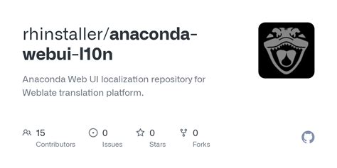 github rhinstaller anaconda webui l10n anaconda web ui localization repository for weblate