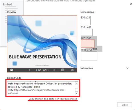How To Embed Powerpoint Presentations In A Webpage Free Powerpoint