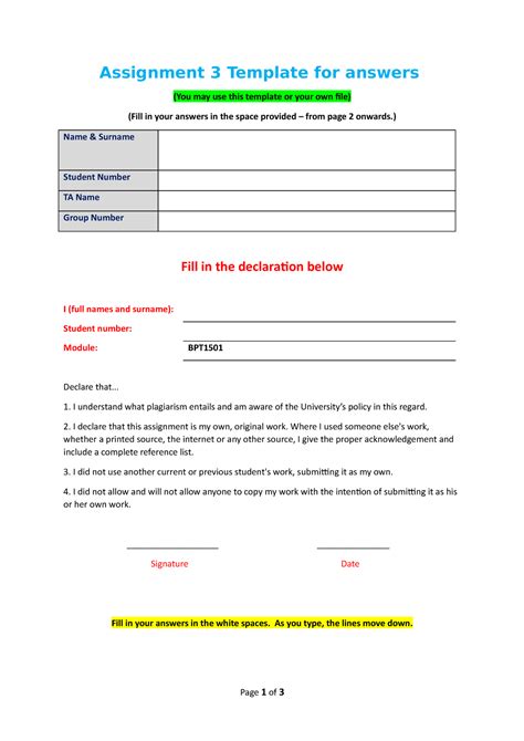 Sem 2 Assignment 3 Template Assignment 3 Template For Answers You