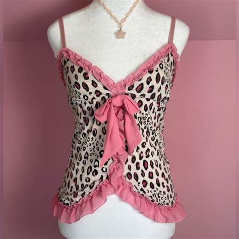 Vintage Cheetah Print Top