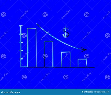 Vector Isolated Illustration Of Regression Graph Stock Vector Illustration Of Signage Organ