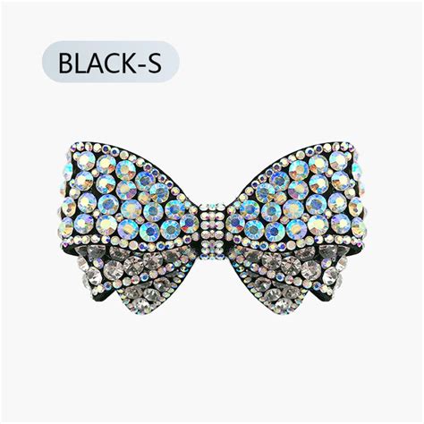 1pc Butterfly Rhinestone Bows Appliques Handmade E Grandado