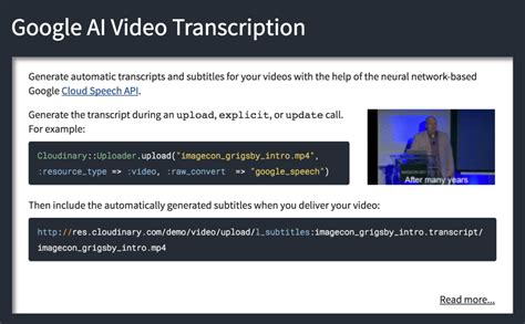 Auto Generate Subtitles Based On Video Transcript