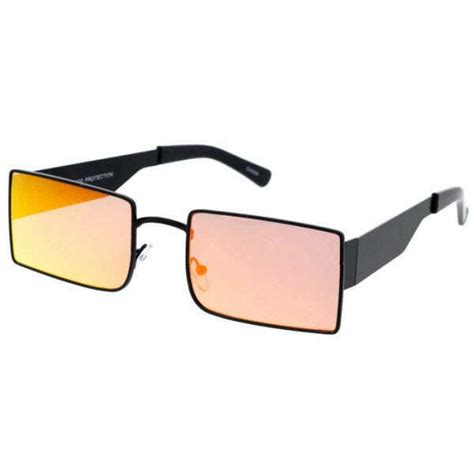 Rectangular Metal Frame Sunglasses Abracadabranyc