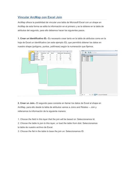 PDF Vincular ArcMap Con Excel DOKUMEN TIPS