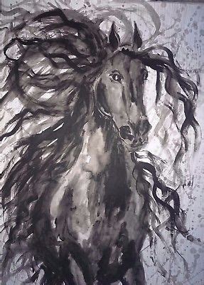 Friesian Horse Painting At Explore Collection Of