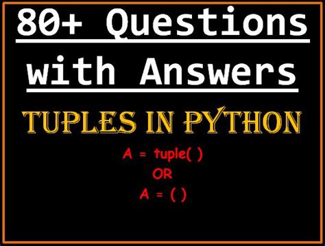80 Important Tuple Questions In Python For Exams Cs Ip Learning Hub