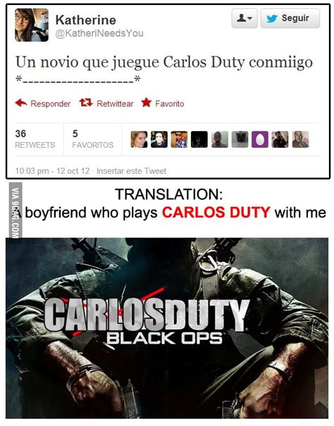 Call Of Duty Or Carlos Duty 9gag