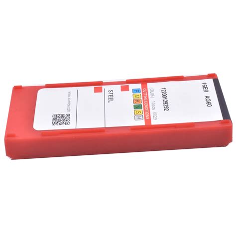 16er Ag60 Outside Thread Carbide Insert Ig201 Turning Inserts Pack Of