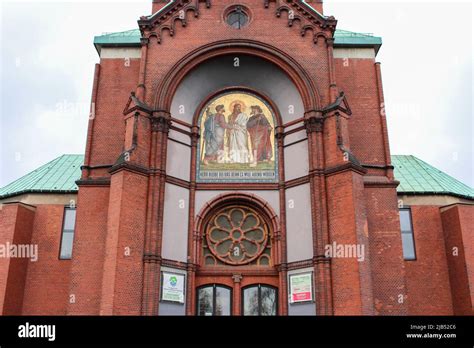 Berlin Germany Dec 24 2016 The Image Of Emmaus Kirche Mosaik By
