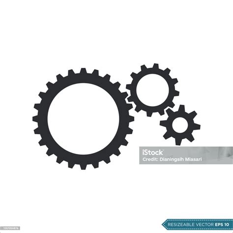 기어 아이콘 벡터 템플릿 플랫 디자인 엔지니어링 코그휠 일러스트 디자인 개념에 대한 스톡 벡터 아트 및 기타 이미지 개념 개념 기호 고전 양식 Istock