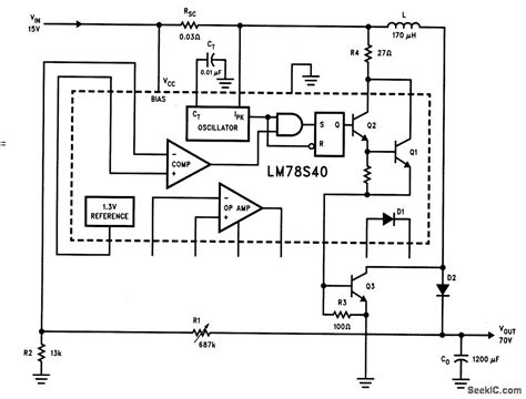 Step Up Voltage Regulator With Increased Voltage Current Ratings Power Supply Circuit