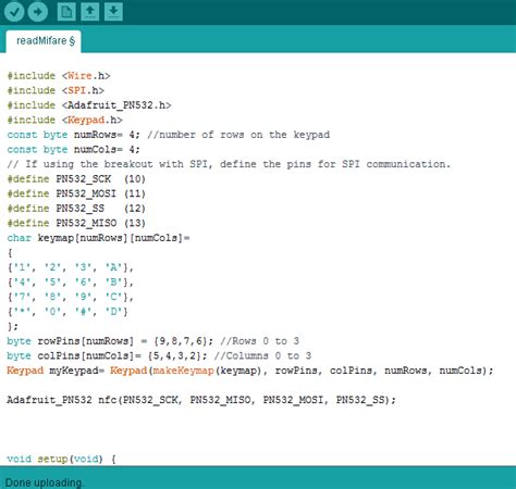 Rfidpn532 Based Security System Problem Interfacing Keyboard
