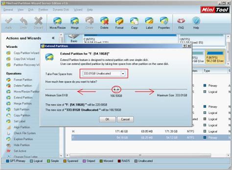 server partition magic that helps users extend partition