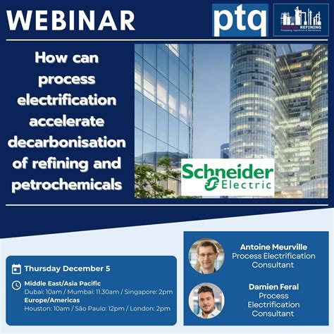 Decarbonisation Decarbonization Webinar Electrification Oil Gas