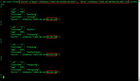 Springboot中用Date类型查询MongoDB中ISODate 简书
