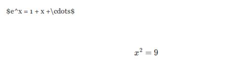 Mathjax Inline Mode Not Rendering Tex Latex Stack Exchange