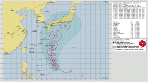 Joint Typhoon Warning Center Increases Warnings And Improves Graphics