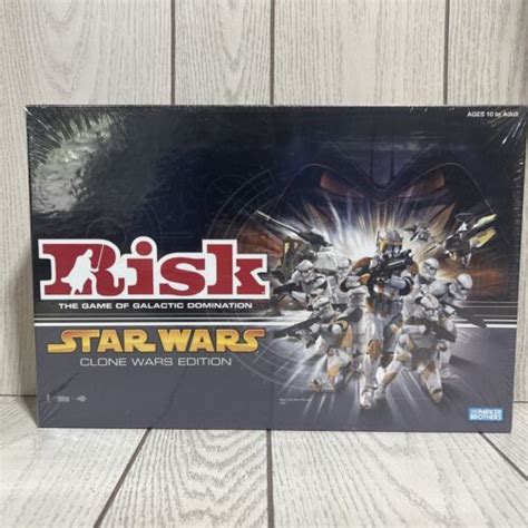 Risk Star Wars Board Game Clone Wars Ed 2005 Parker Bros Sealed 100 Complete 4660051796
