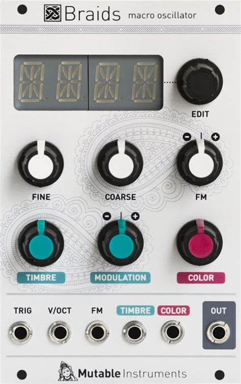 Mutable Instruments Braids 2015 Eurorack Module On Modulargrid