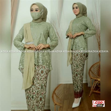 Jual COD KEBAYA SELENDANG KEBAYA MODERN KEBAYA WISUDA HIJAB KEBAYA PESTA KEBAYA