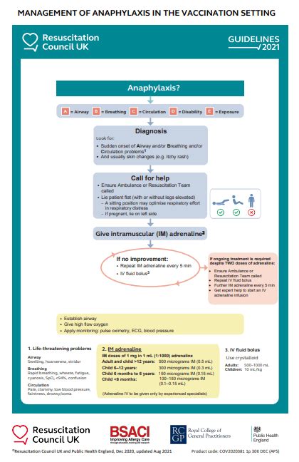 Anaphylaxis Following Vaccination What Are The Risks Anaphylaxis Following Vaccination What Are The Risks