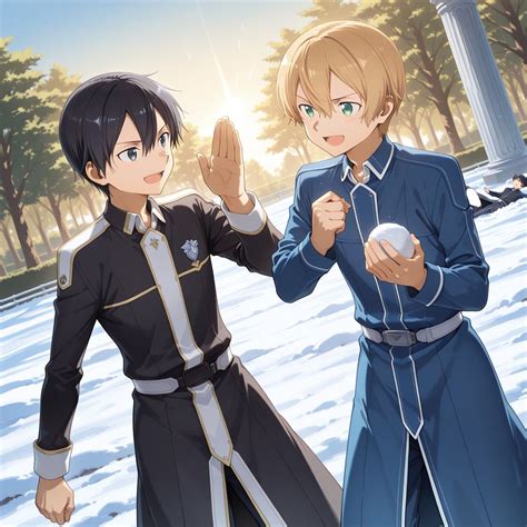 Kirito And Eugeos From Sword Art Online More Images On Unifans Yaoi