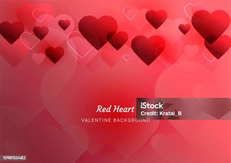 마음 사랑 발렌타인의 날 빨간 분홍색 배경 인사말 카드 텍스트 공간 포스터 브로슈어 배너 배경 화면 웹사이트 개념에 대한 스톡 벡터 아트 및 기타 이미지 Istock
