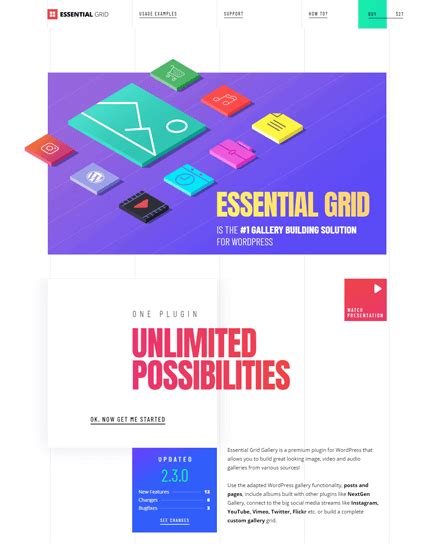 Essential Grid Gallery WordPress Plugin InkThemes