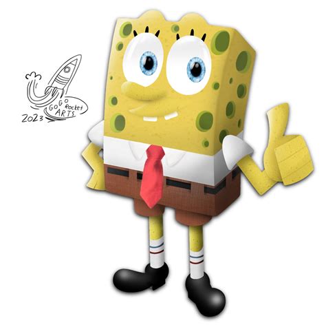 3d Spongebob By Gogorocket On Deviantart