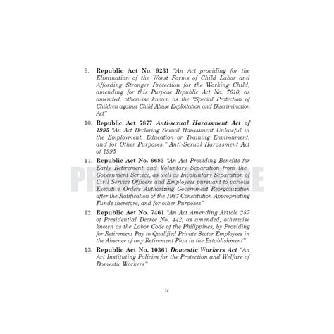 Labor Code Of The Philippines Codal Centralbooks