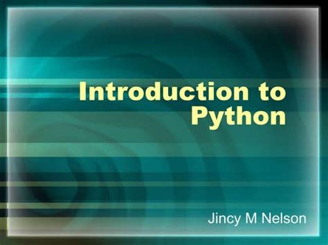 Full Python In 20 Slides Ppt
