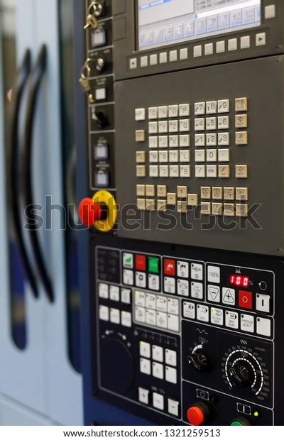 Cnc Lathe Machine Control Panel Selective Stock Photo Shutterstock