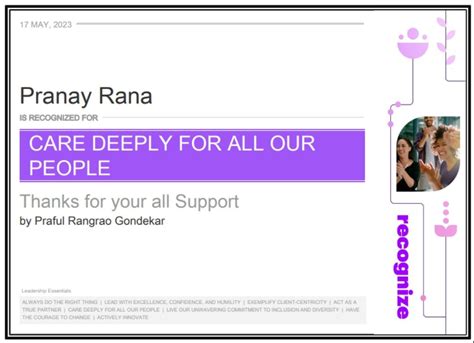 Pranay Rana On Linkedin It Always Good To Get Token Of Appreciation From Person You Manage And