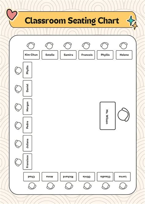Customize 82 Classroom Seating Charts Templates Online Canva