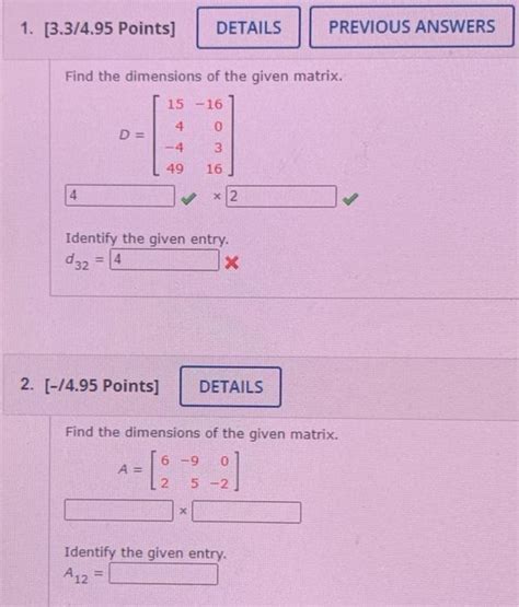 Solved 1 337495 Points Details Previous Answers Find